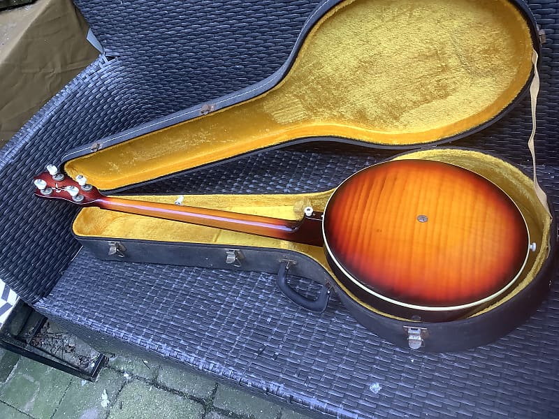 Unknown Vintage Banjo 5 string with case | Reverb