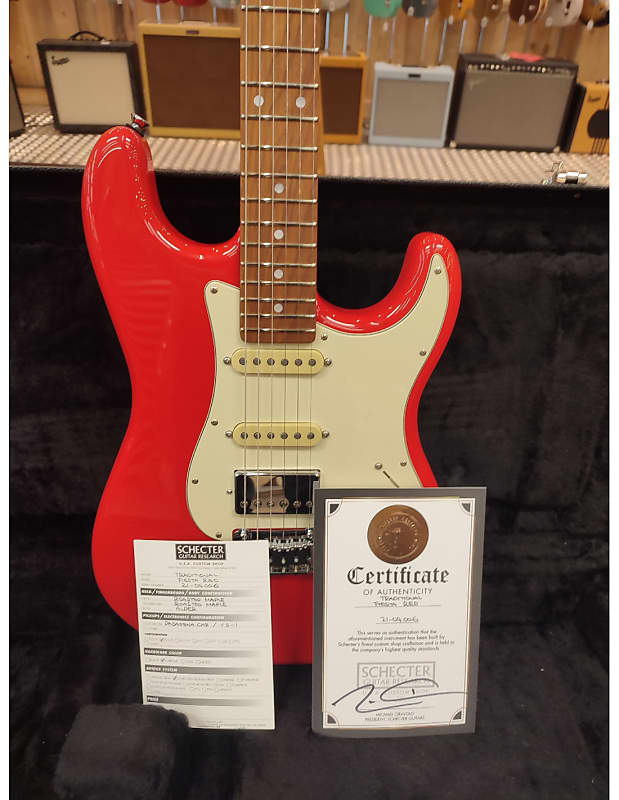Schecter Traditional Route 66 Santa Fe H/S/S Sunset Red | Reverb