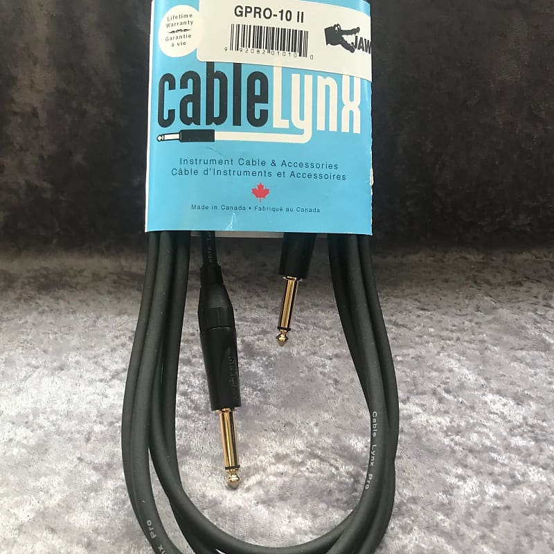Cable Lynx GPRO Series Instrument Cables - GPRO-10 II 10' | Reverb