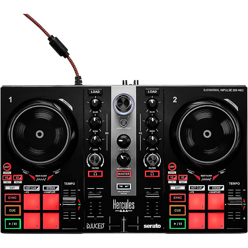 Hercules DJ DJControl Inpulse 200 MK2 2-Channel Controller | Reverb