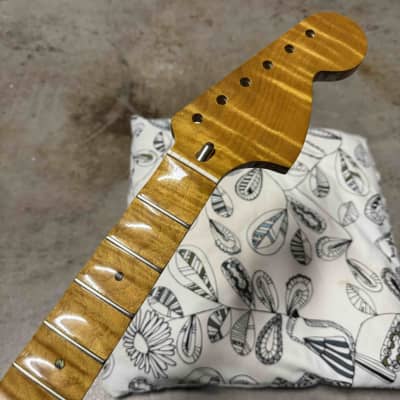 Custom made Scalloped Strat Neck fits fender Stratocaster | Reverb