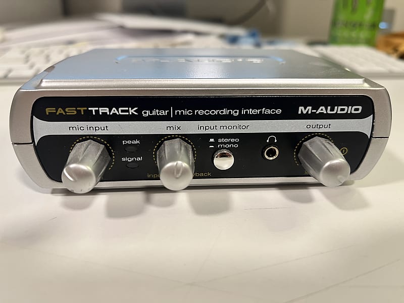 M-Audio Fast Track USB Audio Interface 2000s - Gray | Reverb