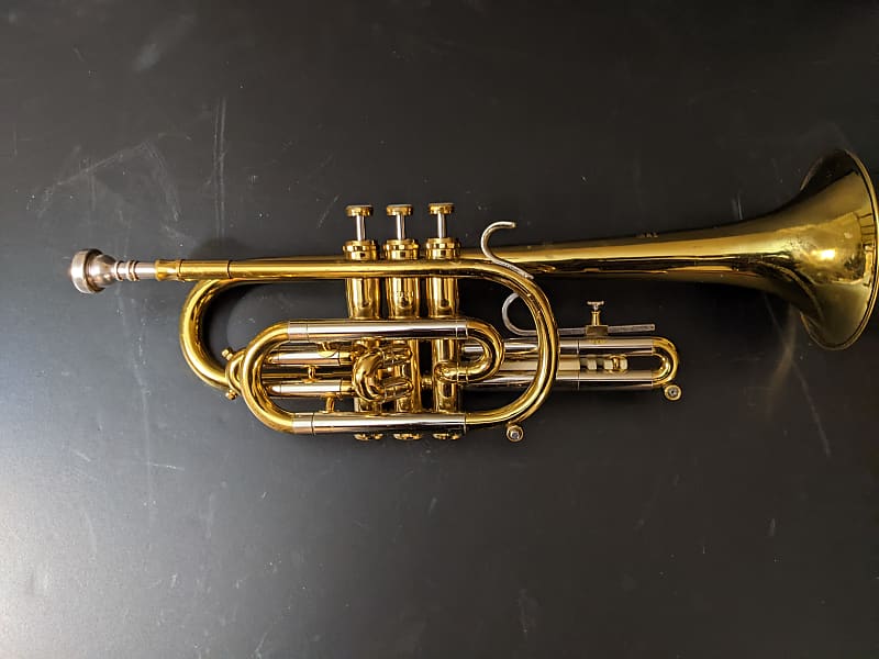 Comebacker Getzen 300 Cornet 1978 - Lacquer and Silver | Reverb