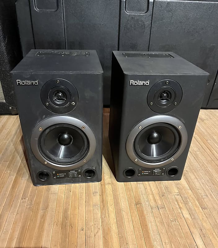 Roland DS-30A 24-Bit Digital Bi-Amp Monitor Made in Japan | Reverb