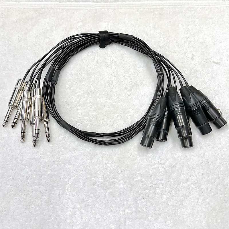 Mogami Neutrik/Rean 6-Channel TRS XLR-F Snake Cable 4ft | Reverb