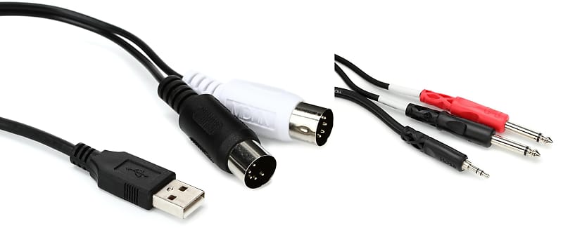 iConnectivity mio 1x1 USB MIDI Interface Bundle with Hosa | Reverb