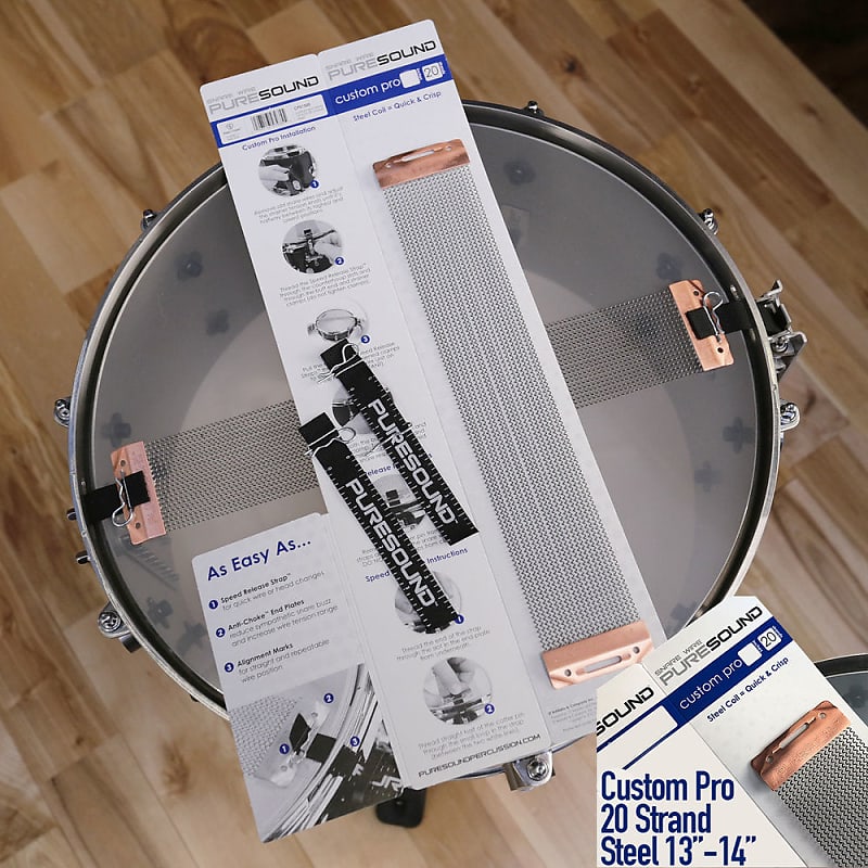 PURESOUND CUSTOM PRO SERIES STEEL 24 STRAND SNARE WIRE (SIZES | Reverb