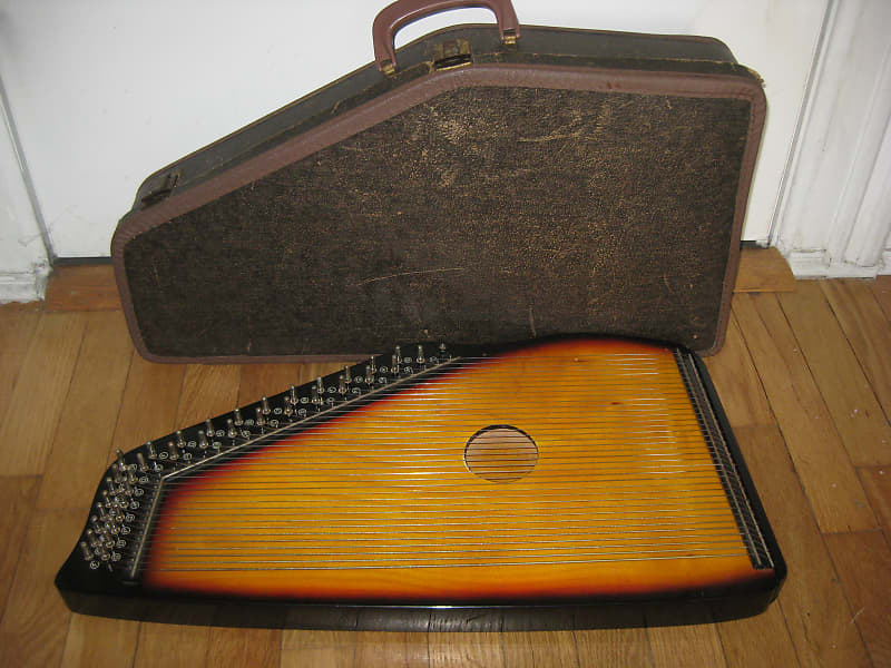 Therapy Harp Swarmandal Infinity Tuning 444 Hz with Case | Reverb