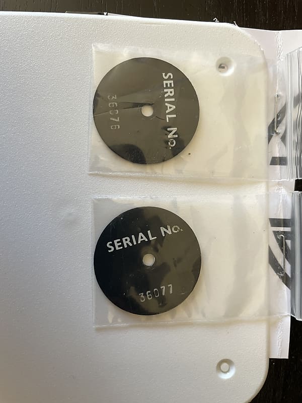 Selmer Serial plate pair 1969 1969-1972 | Reverb Australia