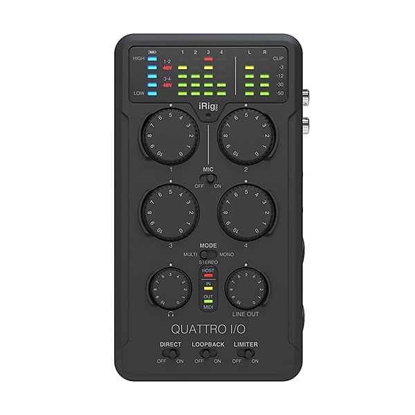 IK Multimedia ZZ) iRig Pro Quattro I/O (IK Multimedia) | Reverb