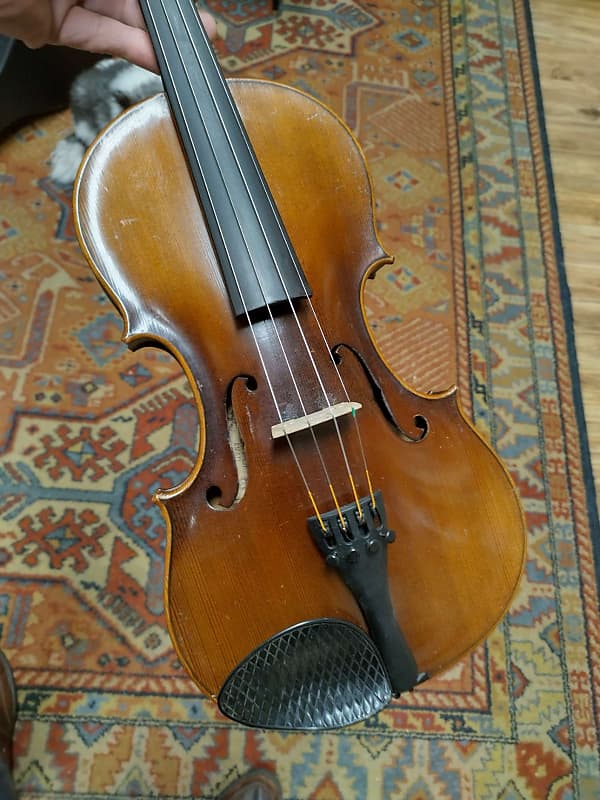 E. Martin 4/4 Violin Amati Copy 1900's | Reverb