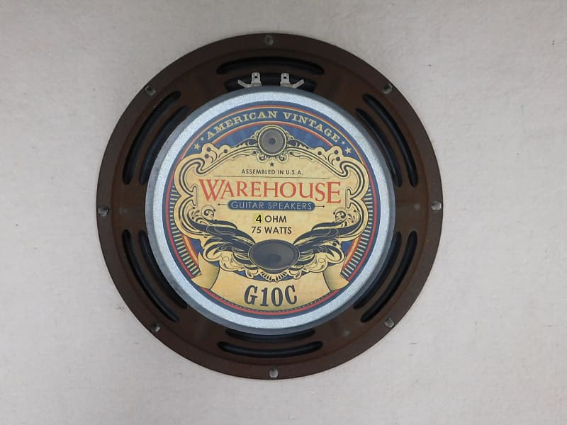Warehouse G10C American Vintage 75 watt 4 ohm 10 inch Speaker | Reverb