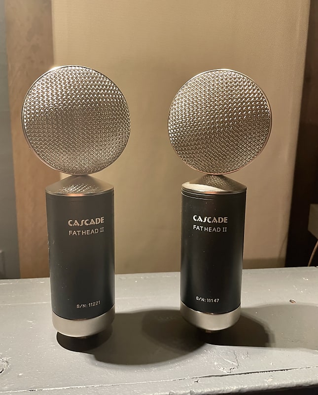 Cascade Fat Head II Stereo Pair Ribbon microphones Lundahl | Reverb