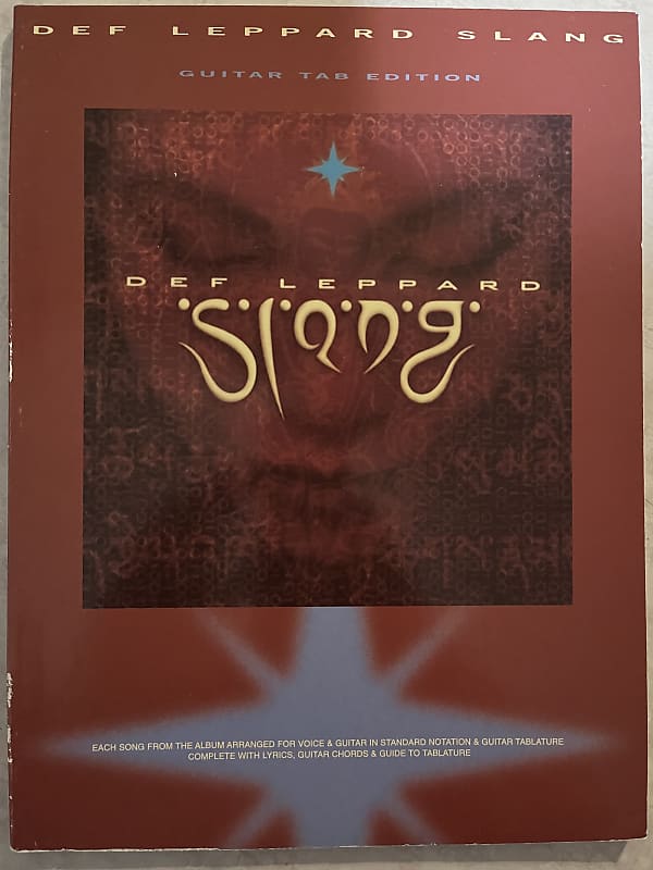 Def Leppard - Slang - Guitar Tab / Tablature Book | Reverb