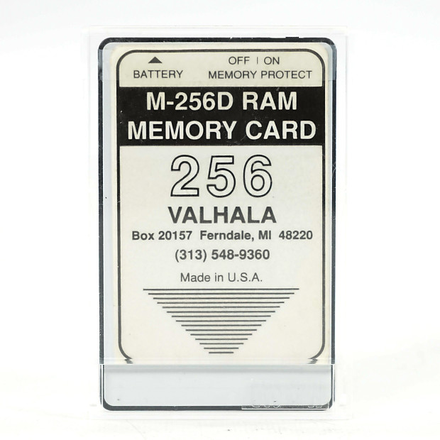Valhala RAM Memory Card for Roland D-110 | Reverb