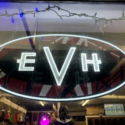 EVH Led store sign 2024 - Red white black | Reverb