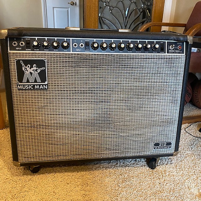 Music Man Combo 212/75-Watt Black | Reverb