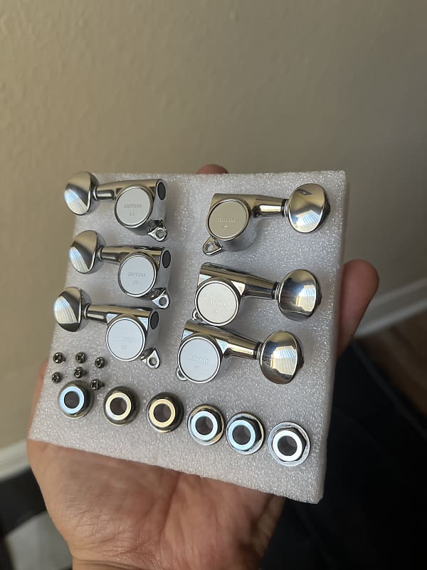 Gotoh 3x3 tuners small button SG381-05 | Reverb