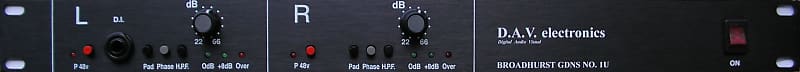 DAV Electronics D.A.V electronics BROADHURST GDNS NO. 1U Why | Reverb
