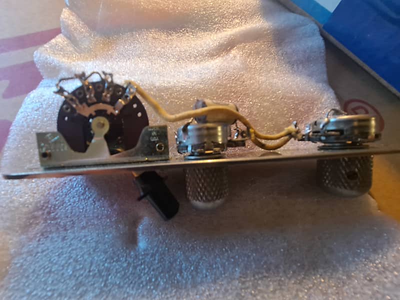 Telecaster Loaded control plate - 1971 fender tele pots | Reverb