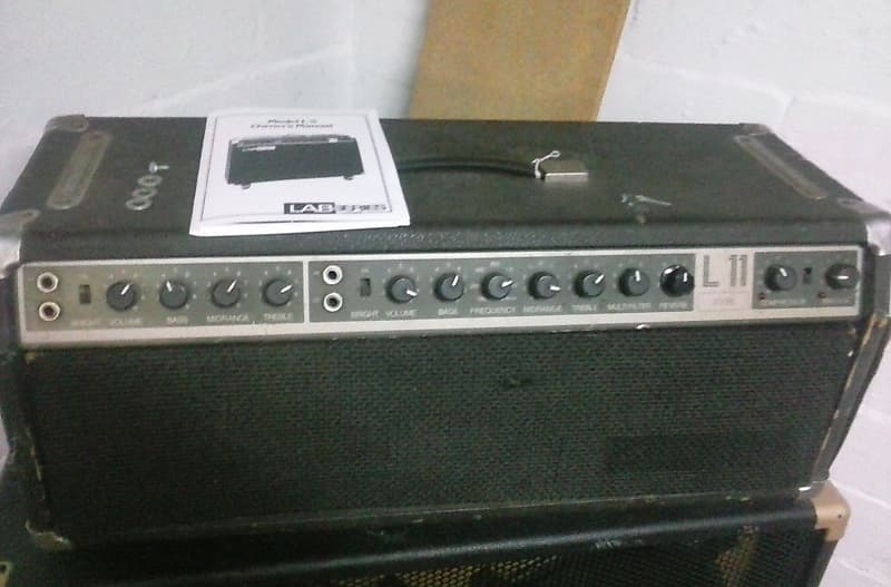 Gibson Lab Series L11 head 200w 1970s Black | Reverb