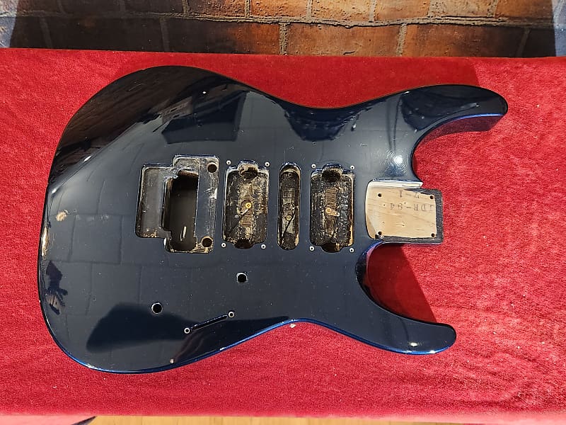 Ibanez Super Strat Body Dark Blue Nice Project | Reverb