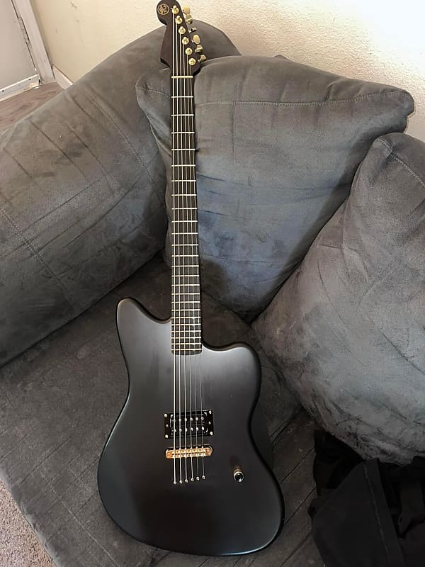 Custom Baritone Rebari offset w/ Warmoth Wenge & Ebony neck | Reverb