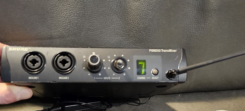 Shure PSM200 TransMixer and Body Pack 2012 - Black | Reverb