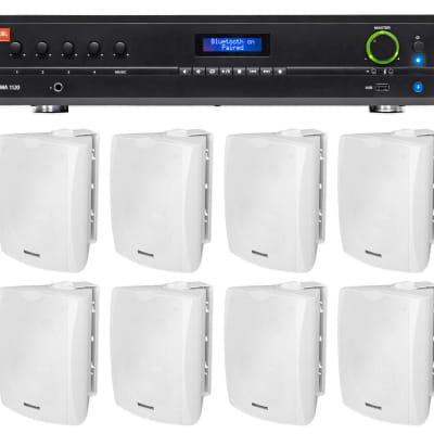 JBL VMA1120 Commercial/Restaurant 70v Mixer/Amplifier+(8) | Reverb