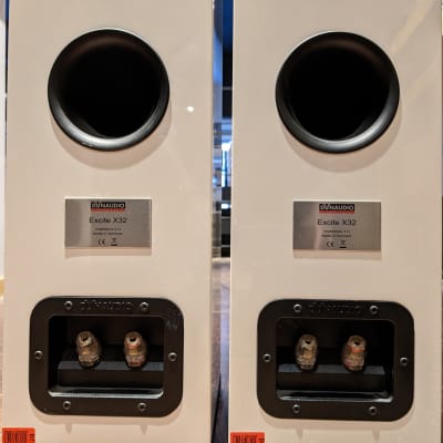 Dynaudio Excite X32 Floor Standing Speakers in Gloss White | Reverb