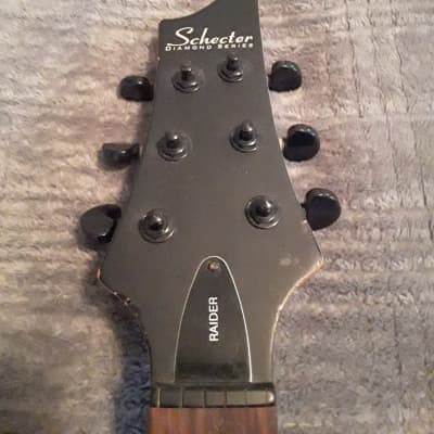 Schecter - Raider - 2006 - Rare - Pirate and Bone Inlay Neck | Reverb