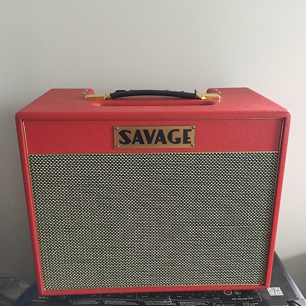Savage Audio 1x12 Macht 12x Combo Red Tolex | Reverb