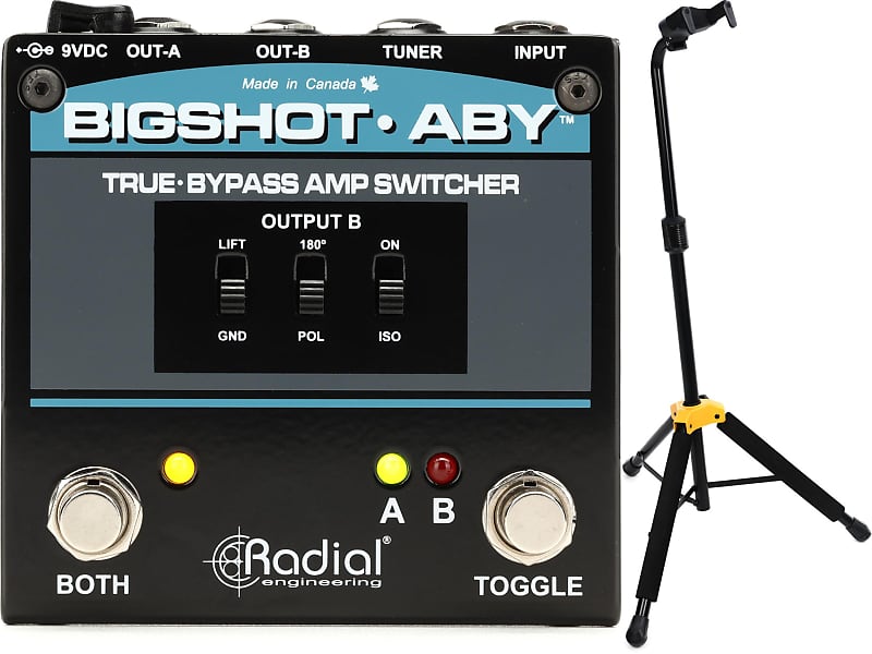 Radial BigShot ABY True-bypass Switch Pedal Bundle with | Reverb