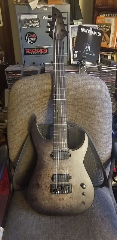 Schecter Keith Merrow KM7 MKIII Artist Electric Guitar Ebony | Reverb