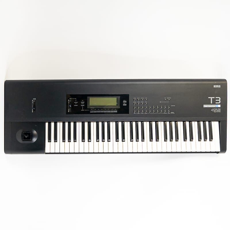 Korg T3 61-Key Workstation Synthesizer with Sequencer & | Reverb