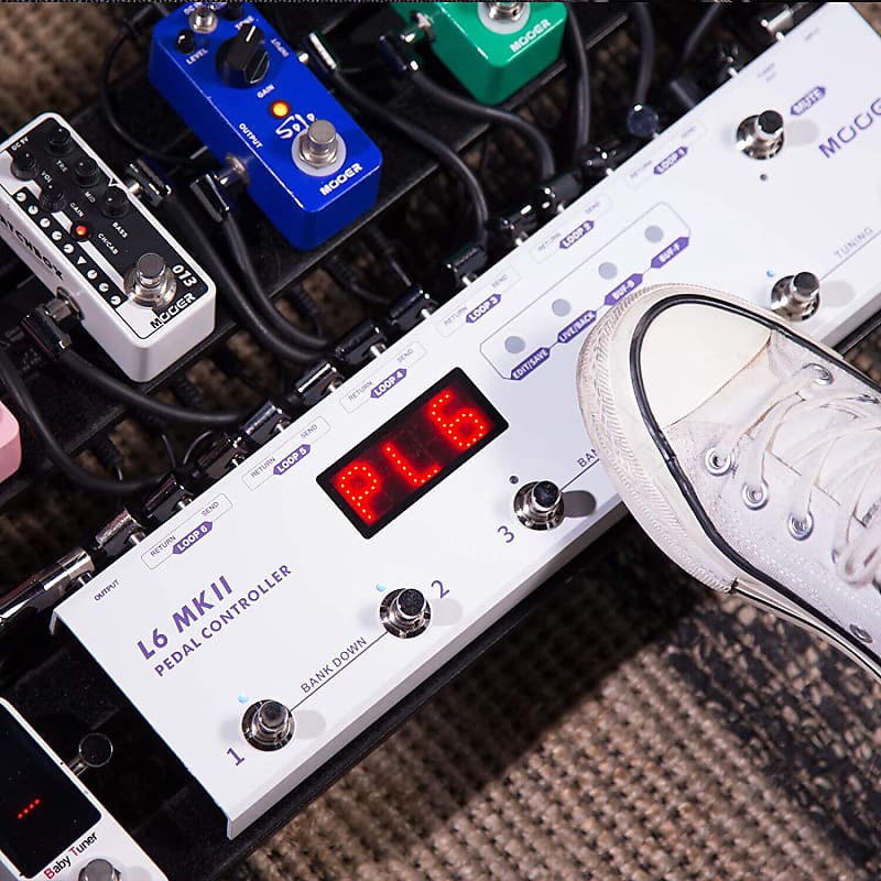 Brand New MOOER Pedal Controller L6 MKII Programmable Loop | Reverb