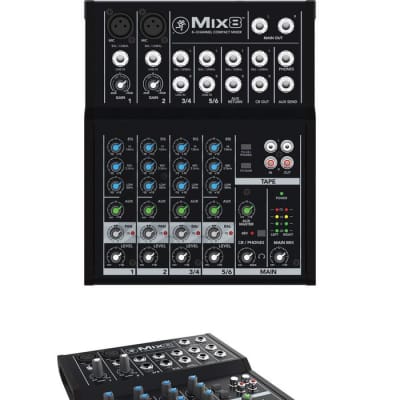 Mackie Mix8 8-Channel Compact Mixer | Reverb