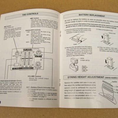 Yamaha APX Acoustic Guitar Owner’s Manual | Reverb
