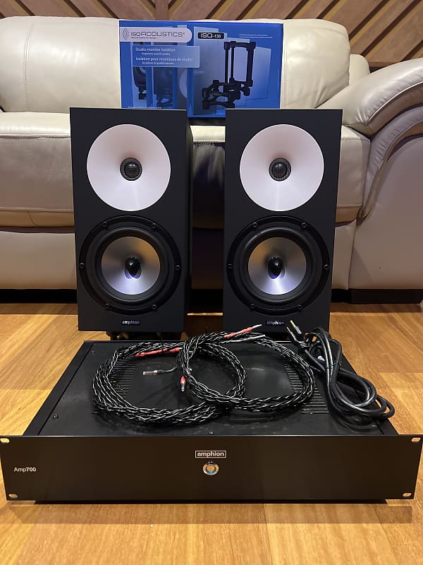 Amphion One18 & Amp700 2021 Black | Reverb