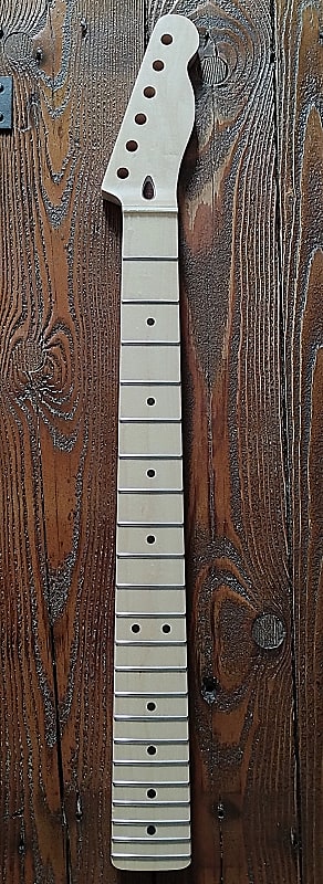 TL Guitar Neck 22 fret Canadian Maple Semi Satin Natural | Reverb