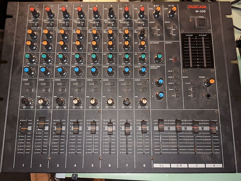 TASCAM M-108 80s - Black | Reverb
