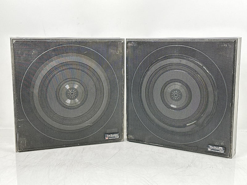 (Pair) Technics SB-R100 High-End Honeycomb Disc Loudspeaker | Reverb