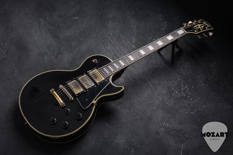 Burny RLC-75 Les Paul 3 PU 90's - Ebony | Reverb Ireland