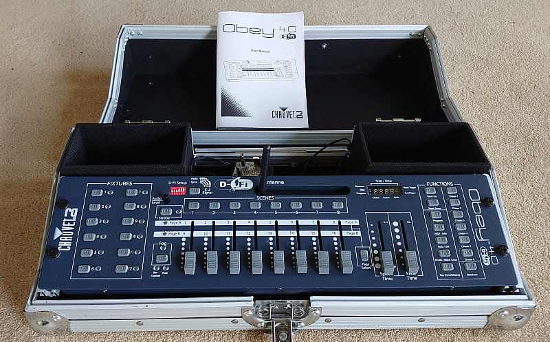 Chauvet Obey 40 D-Fi DMX Wireless Controller 2018 - Black | Reverb