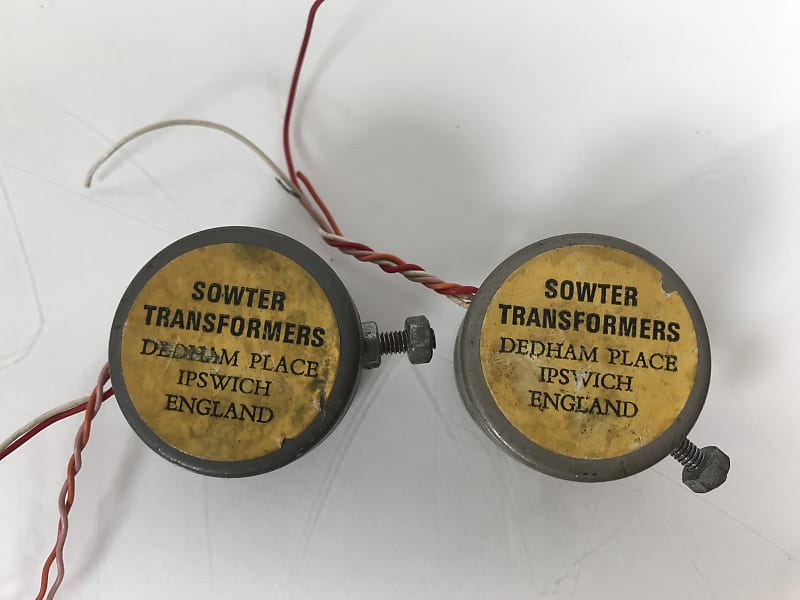 Sowter Transformer Pair Vintage England | Reverb