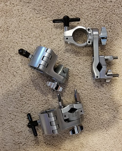 3 DW Drum Rack Clamps - DWSMRKC15AC DWSMRKC15A DWSMRKC15VA - | Reverb