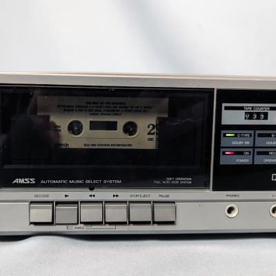 Sanyo RD S28 Stereo Cassette Deck - Gray - 1984 | Reverb