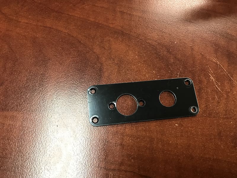 Output jack cover plate for 13 pin and quater inch two-voice | Reverb
