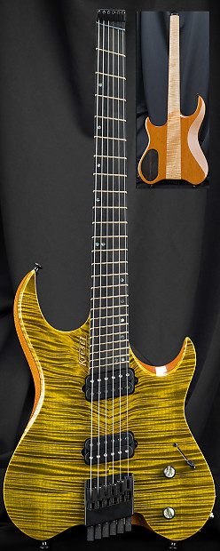 Kiesel VM6 Vader 6-String Headless Multiscale Guitar 2017 | Reverb