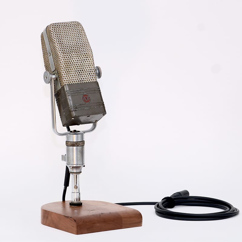 Vintage RCA 44-BX Ribbon Mic - Serial No. 1254 - Restored and | Reverb